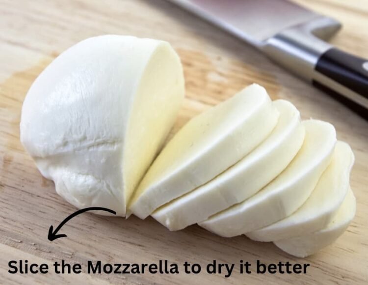 How To Dry Mozzarella Cheese For Pizza {Easy tips}